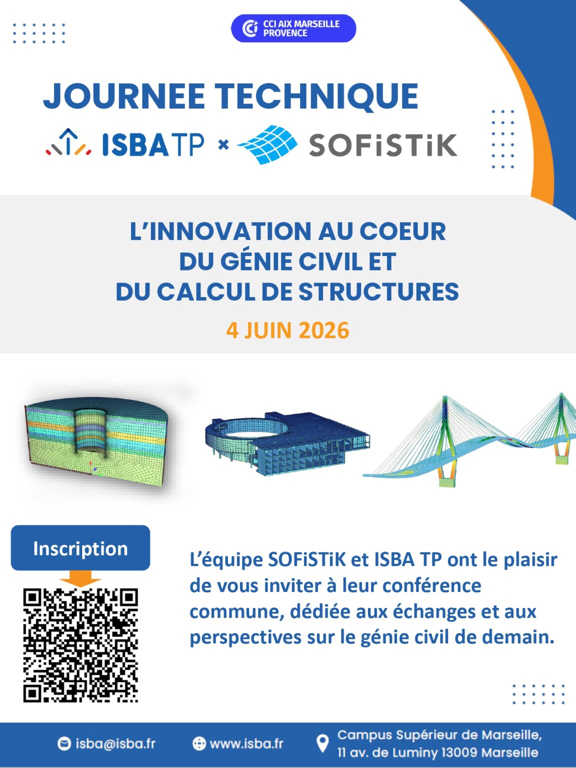 Evènement : L’innovation au cœur au cœur du génie civil - ISBA TP